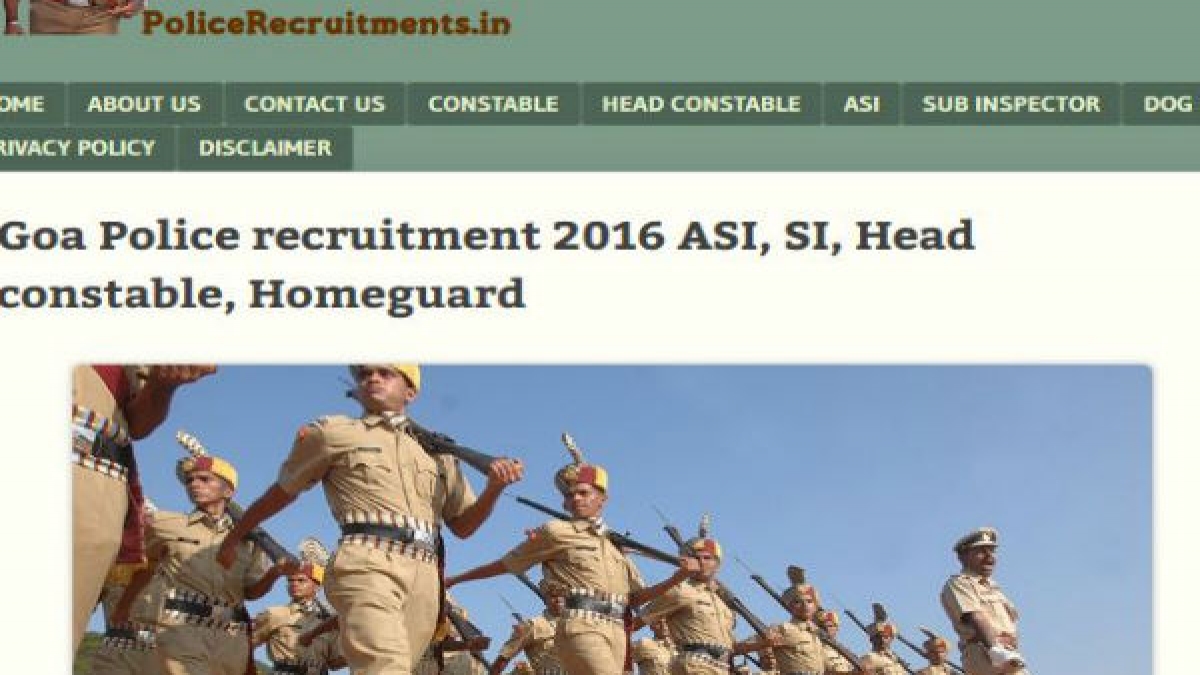 सब-इंस्पेक्टर और कांस्टेबल के पद के लिए नौकरी, यहां पढ़ें पूरा विवरण ...