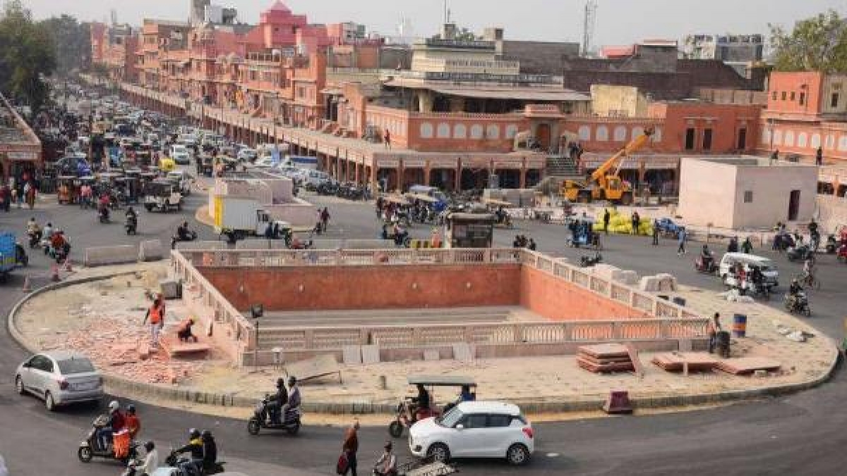 जयपुर की छोटी चौपड़ चौकोर से हुई गोल, वास्तुशास्त्री बोले- 'पड़ेगा यह ...