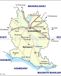 Where Is Gorakhpur Located In India Map - United States Map