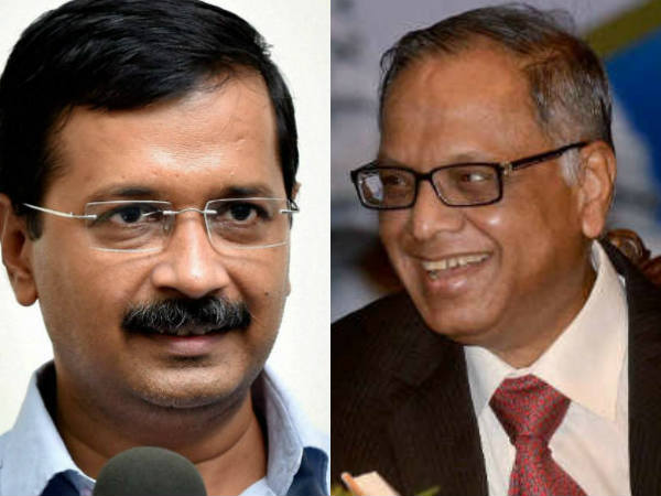 तो आप में शामिल हो रहे हैं नारायणमूर्ति, मिले केजरी से | Narayana ...