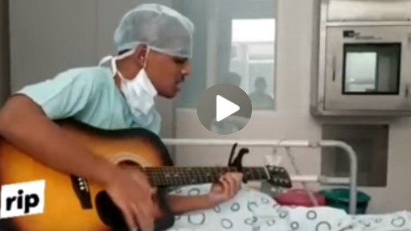 लड़के ने अस्पताल के बेड पर गाया 'अच्छा चलता हूं दुआओं में याद रखना ...