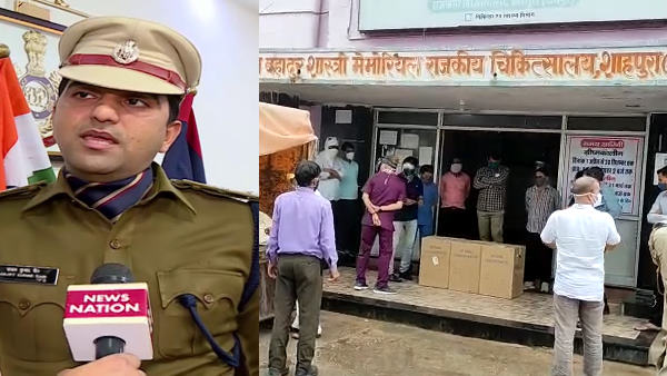 Sanjay Sain IPS : शाहपुरा के लोगों को कोरोना से बचाने के लिए 50 लाख ...