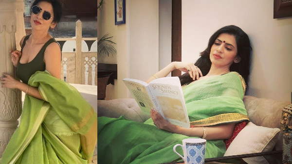 Ashram वेब सीरीज में साध्वी की किरदार निभाने वालीं परिणीता की इस फोटो ...