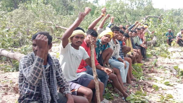 छत्तीसगढ़ हसदेव अरण्य बचाओ अभियान: कोयला खदान के लिए जंगल काटने पहुंचा ...