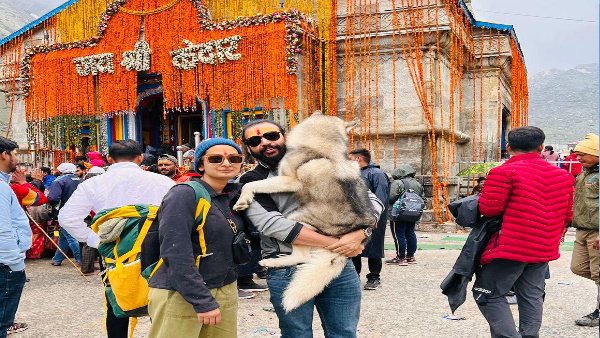 वहां तो लोग पैर छू रहे थे....कुत्‍ते नवाब को केदारनाथ धाम ले जाने पर ...