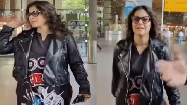 मुंबई एयरपोर्ट पर काजोल ने फोटोग्राफर्स को देख क्यों लगाई दौड़? लोग ...