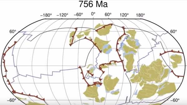 Shifting Tectonic Plates : 40 सेकेंड की VIDEO क्लिप में एक अरब साल की ...
