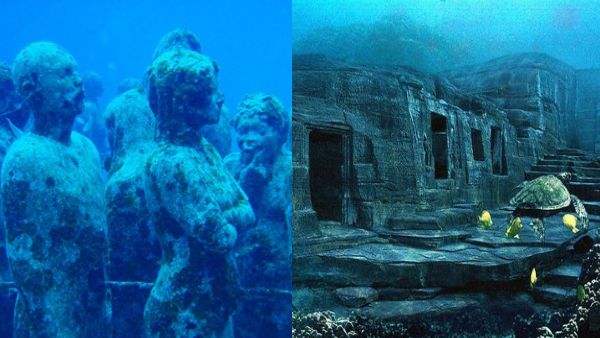 VIDEO: समुद्र के अंदर पत्थर से किसने बनाए मंदिर और पिरामिड? 36 साल में ...