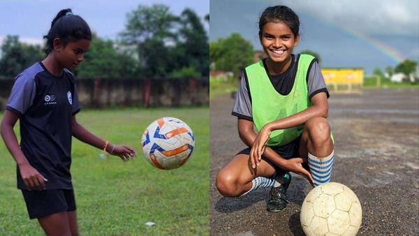 Mandla News: आदिवासी जिले मंडला की लड़की बनी प्रोफेशनल फुटबॉलर, गोकुलम ...