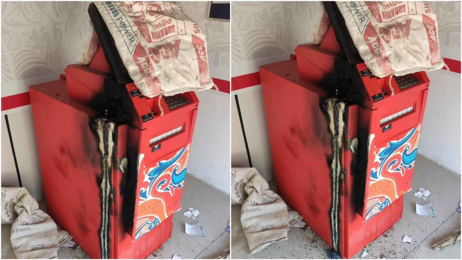 गैसकटर से एटीएम काटने का प्रयास, पुलिस को 24 घंटे तक भनक नहीं लगी ...