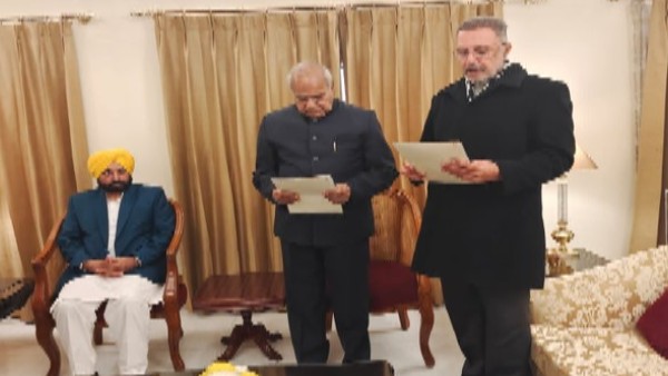 Punjab: पटियाला ग्रामीण से आप विधायक बलबीर सिंह बने मंत्री, राजभवन में ...