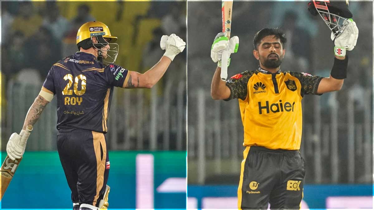 PSL: बाबर आजम के शतक पर भारी पड़े जेसन रॉय के 20 चौके, 5 छक्के, क्वेटा ...