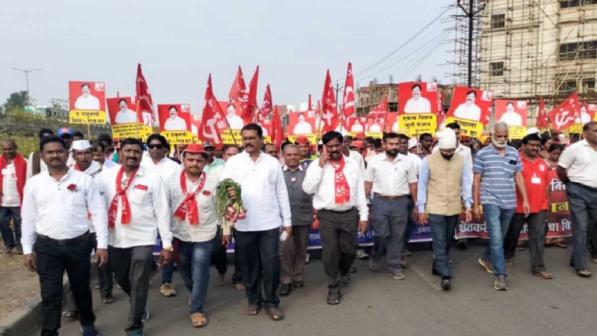 Farmer's Long March: 5 साल बाद फिर से 5000 किसान मुंबई की ओर पैदल चल ...