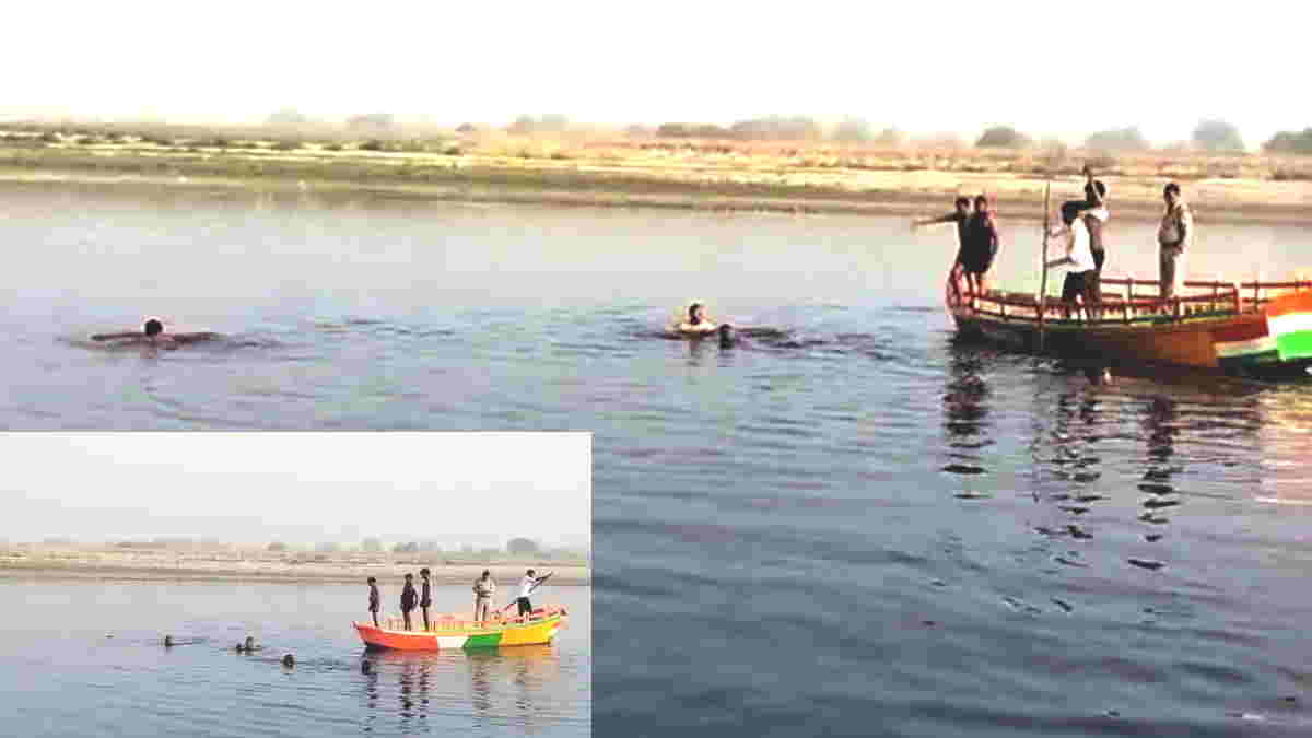Mathura: यमुना स्नान के दौरान जुगल घाट पर डूबे दो भाई, एक को नाविकों ने ...