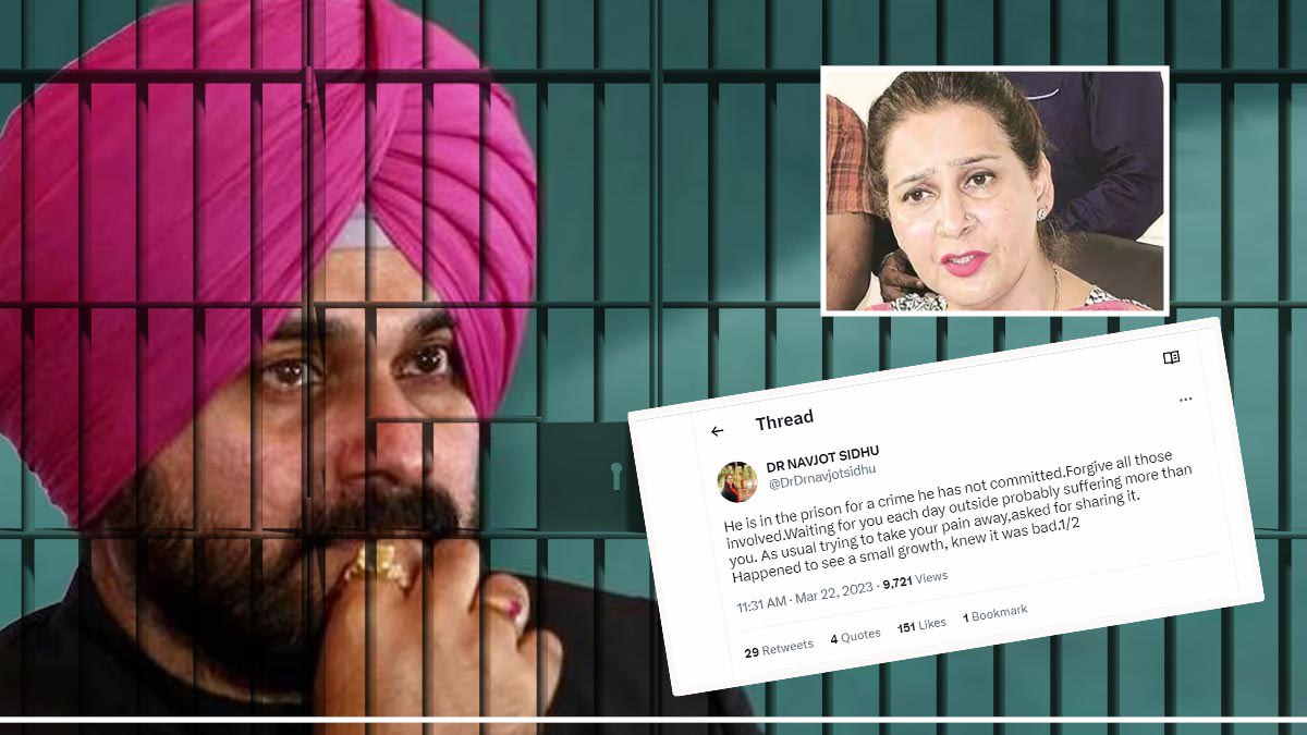 नवजोत सिंह सिद्धू की पत्नी नवजोत कौर को कैंसर, जेल में बंद पति के लिए ...