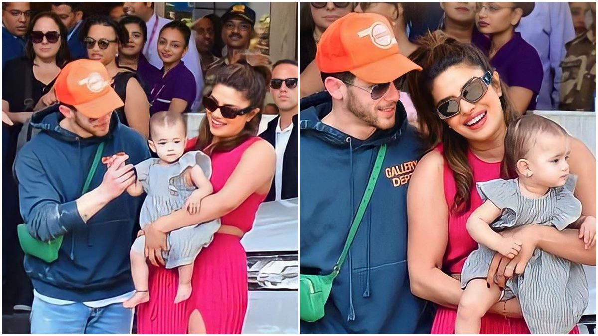 Priyanka Chopra पहली बार बेटी मालती को लेकर आईं इंडिया, फैंस ने पूछा ...