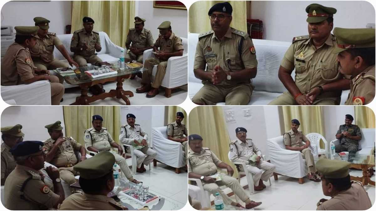 Chhatarpur: MP-UP पुलिस की बाॅर्डर मीटिंग, फरार अपराधियों की सूची एक ...