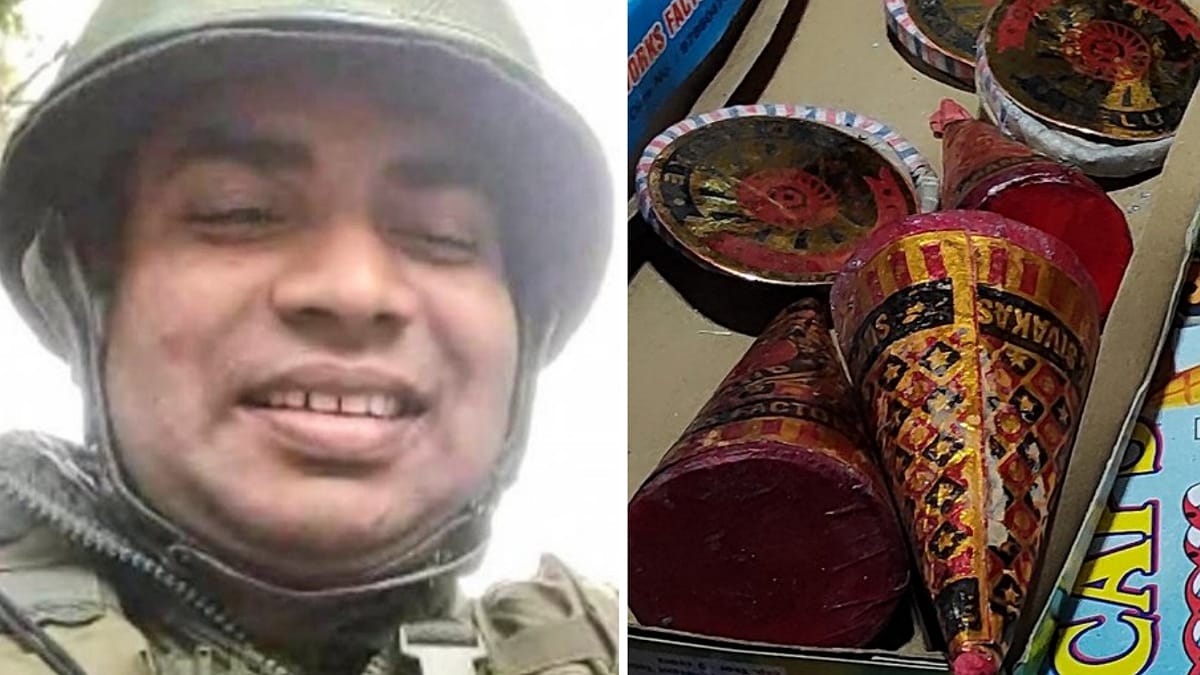 Dhar news: फौजी ने मुंह में रखा जलता हुआ रॉकेट, फूटते ही गंवानी पड़ी ...