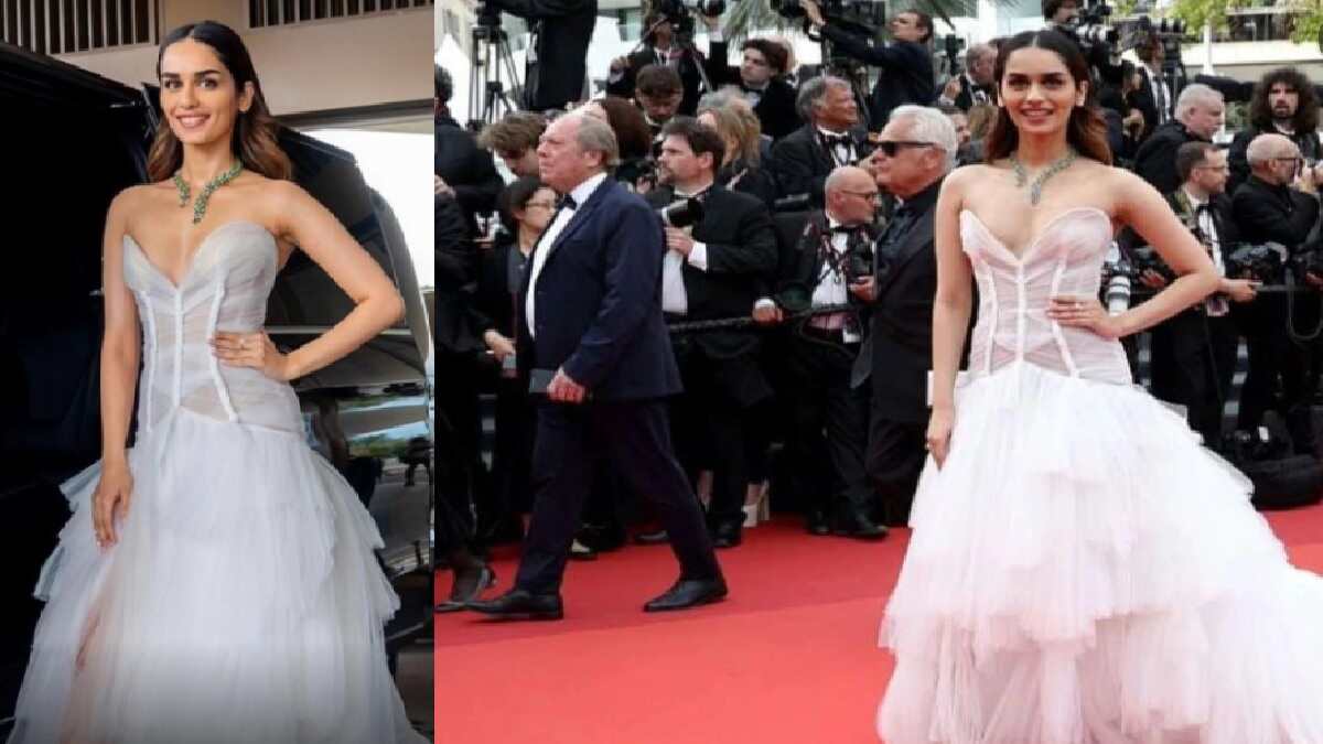 Cannes 2023: मानुषी छिल्लर ने कान फिल्म फेस्टिवल में किया डेब्यू, लोग ...