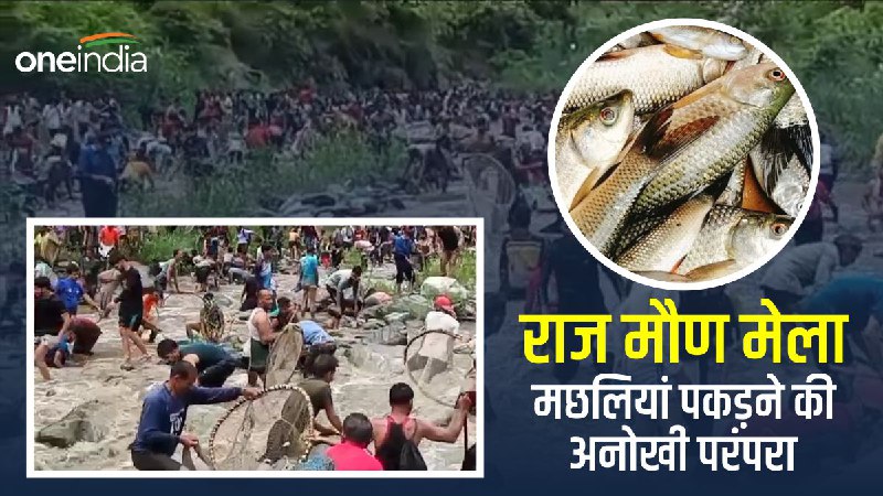 राज मौण मेला, मछलियां पकड़ने के लिए नदी में कूदते हैं ग्रामीण, खास है ...