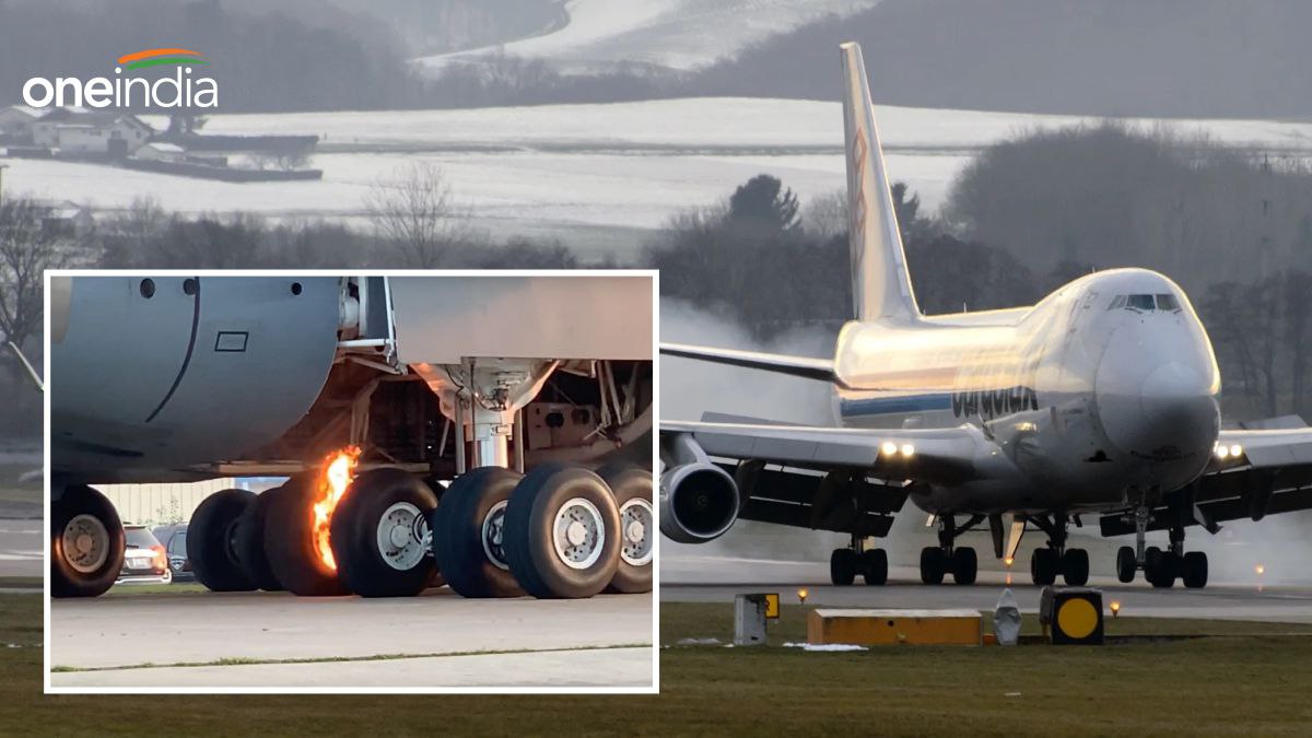लैडिंग के वक्त प्लेन के पहिए में आग लगने के बाद टायर फटा, 190 पैसेंजर्स ...