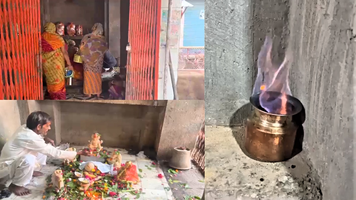 Kasganj: भक्त कर रहे थे जलाभिषेक, अचानक 'लोटे' से निकलने लगी आग, गूंजे ...