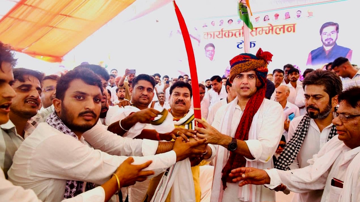 VIDEO: सचिन पायलट का अपने 'गढ' टोंक से चुनावी शंखनाद, 40 सेकेंड में ...