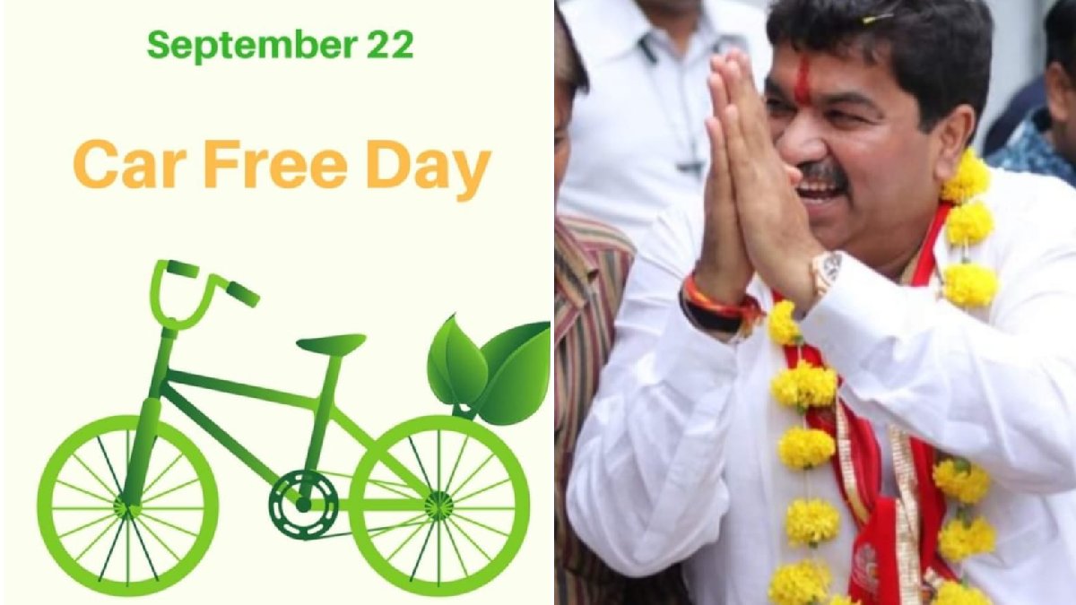 Indore में NO CAR DAY को कांग्रेस MLA संजय शुक्ला ने दिया समर्थन, ई ...