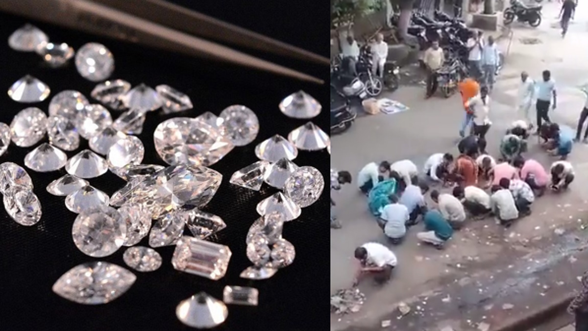 Surat Viral Video: सूरत में व्‍यापारी ने सड़क पर गिराए करोड़ों के D ...