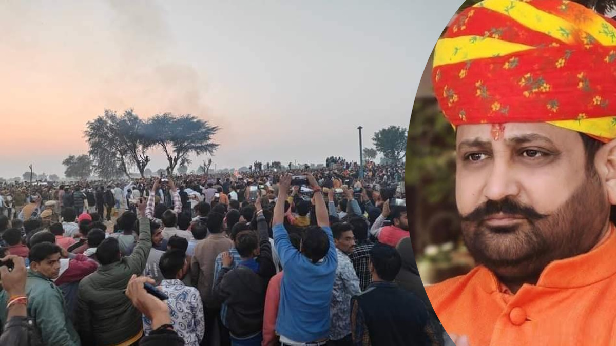 Rajasthan: सुखदेव सिंह की पार्थिव देह पंचतत्‍व में विलीन, 'दादा अमर रहे ...