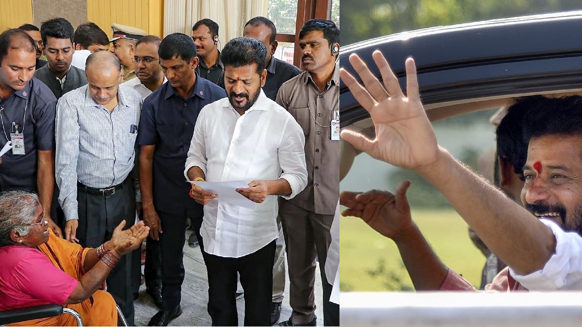 तेलंगाना के सीएम Revanth Reddy सत्ता संभालते ही पहुंचे दिल्ली, BRS को ...