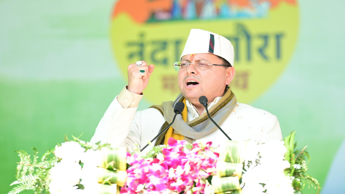 सीएम धामी नंदा गौरा महोत्सव में हुए शामिल, बुनाई व कताई के साथ पहाड़ी ...