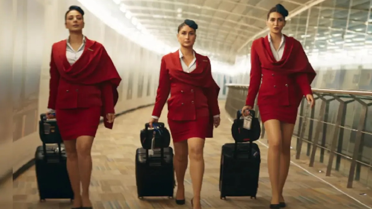 Crew Trailer: एयर होस्टेस बनीं तब्बू, कृति सेनन और करीना कपूर का चलेगा ...