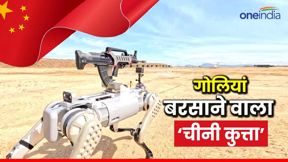 China Robot Dog: चीन ने दुनिया को दिखाया दनादन गोलियां बरसाने वाला ...
