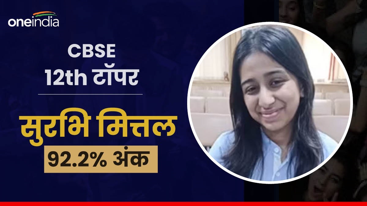 CBSE Board Result 2024:नोएडा की सुरभि ने 12वीं में किया टॉप, बताया कैसे ...